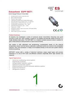 ESPP-MIT1-0010BG-01-01-02 (ES) PDF技术资料下载 ESPP-MIT1-0010BG-01-01-02 供应信息 IC Datasheet 数据表 (1/8 页)-芯三七